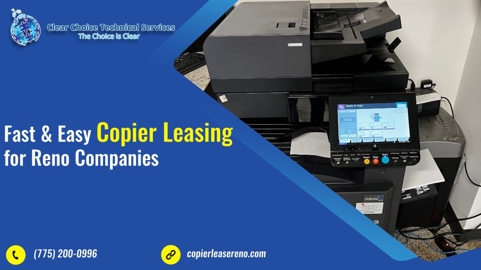Fast & Easy Copier Leasing for Reno Companies | (775) 200-0996